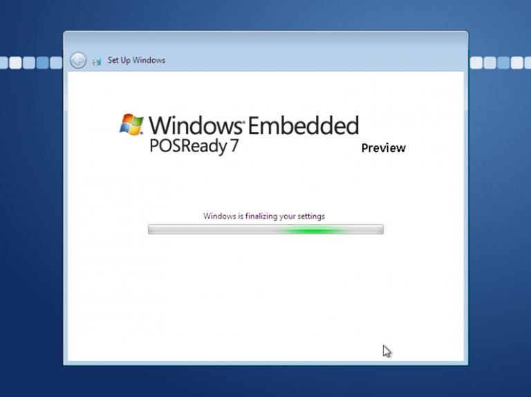 Installing Windows Embedded POSReady 7 CTP - Elbacom GmbH